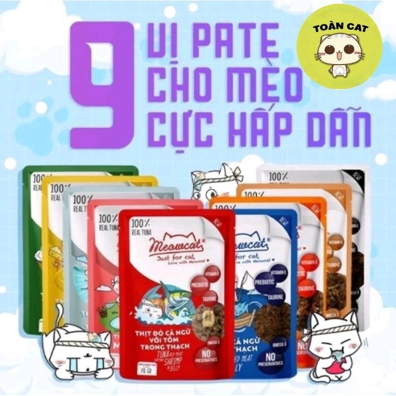 Pate Meowcat 70g cho mèo mọi lứa tuổi-Pate cho mèo | Shopee Việt Nam
