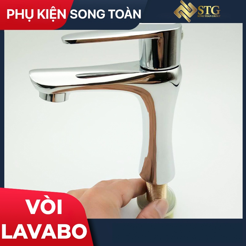 Vòi Rửa Mặt & Vòi Gắn Chậu Lavabo - Nguồn Nước Lạnh Chân Ren 21 Đồng ...