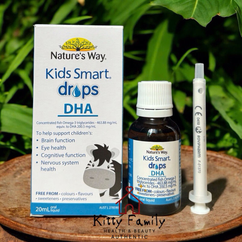 Dung dịch uống bổ sung Dha Nature's Way Kids Smart Dha Drop chai 20ml ...