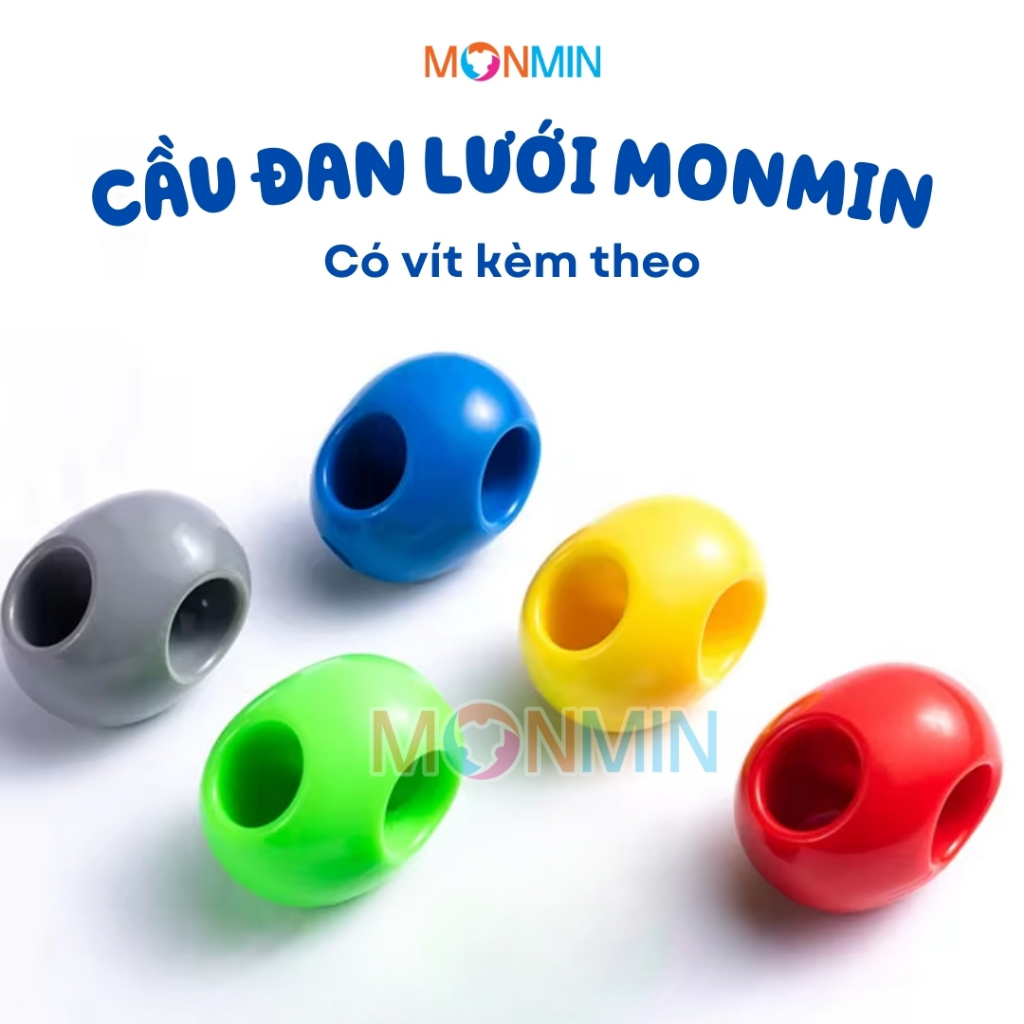 Nút cầu đan lưới MONMIN nhập khẩu giúp khóa dây thừng làm lưới leo trèo ...