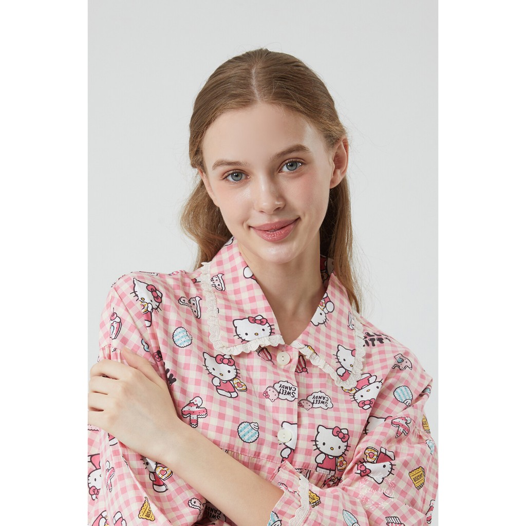 [CHÍNH HÃNG] Set ngủ hoạ tiết hello kitty authentic | Shopee Việt Nam