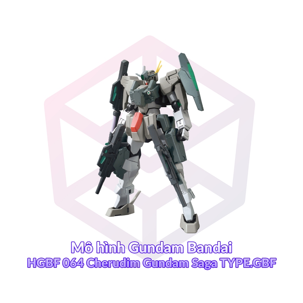 Mô hình Gundam Bandai HGBF 064 Cherudim Gundam Saga TYPE.GBF 1/144 [GDB ...