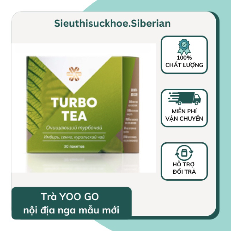 Trà Yoo go Turbo Tea Body T Siberian Health - ( 30 túi/hộp ) | Shopee ...