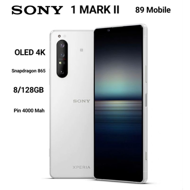 Điện thoai Sony Xperia 1 II 5G (X1 Mark 2) OLED 4K - Snapdragon 865 ram ...