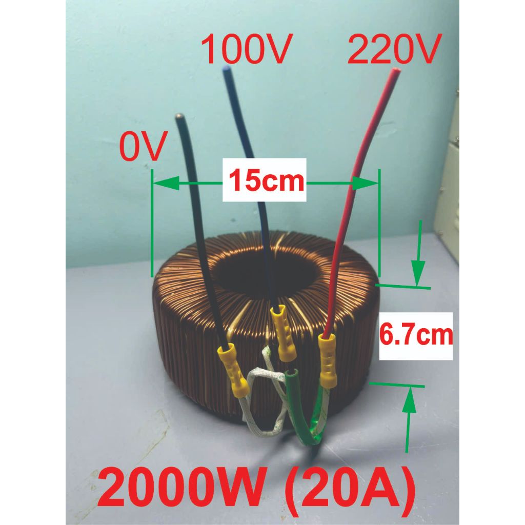 Biến áp trần 2000w(20A), Biến áp 220v ra 100v, Biến áp 220v ra 110v | Shopee Việt Nam