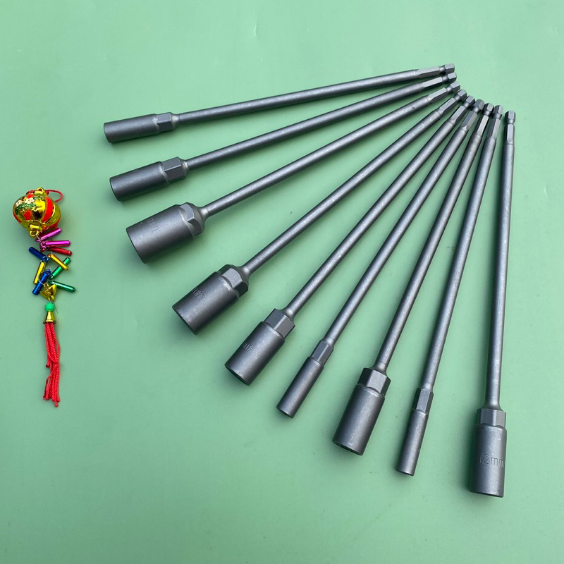 Đầu chụp bulong sâu lòng dài 250mm, Bắn Vít, Chân Lục Giác, Đầu chụp mở bulong | Shopee Việt Nam