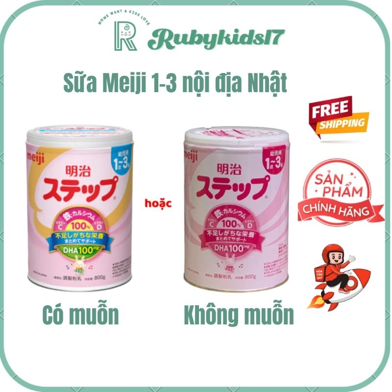 [Mẫu mới] Sữa bột Meiji 1 -3 nội địa nhật 800g | Shopee Việt Nam
