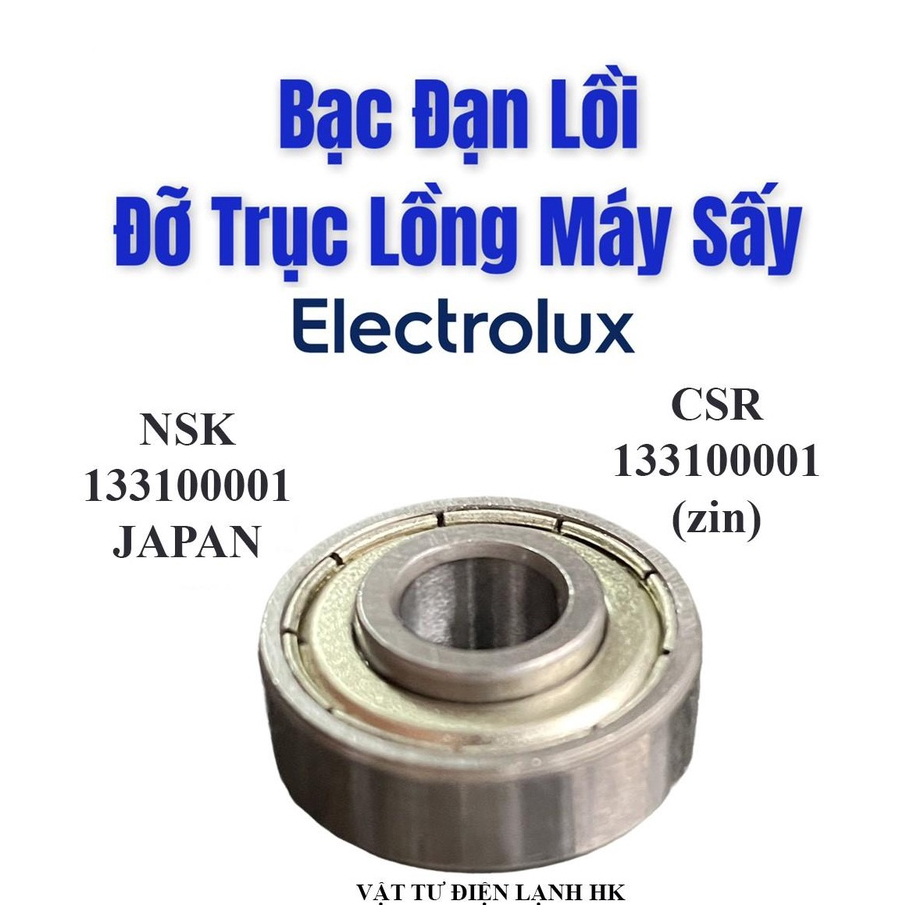 Vòng bi máy sấy 608 Electrolux CSR 133100001 Bạc đạn Dùng cho các model EDV605 705 6051 7051 ...