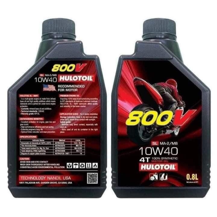 dầu nhớt xe số 800V 10W40 4T 800ml | Shopee Việt Nam