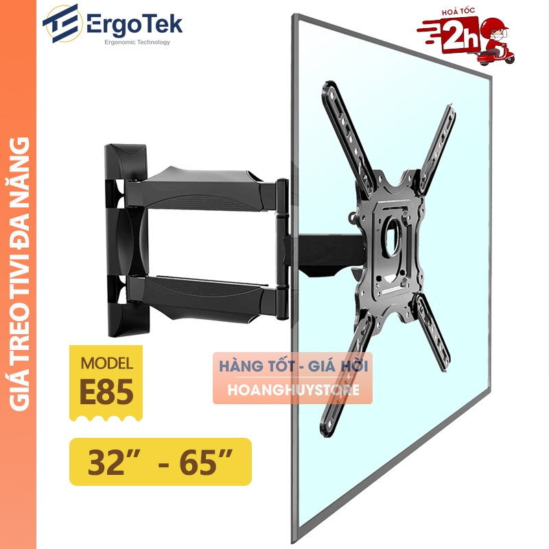 Giá treo tivi xoay đa năng ErgoTek E85 32 - 65 Inch / NB P4 32 - 55 Inch - Khung Treo Tivi Góc ...