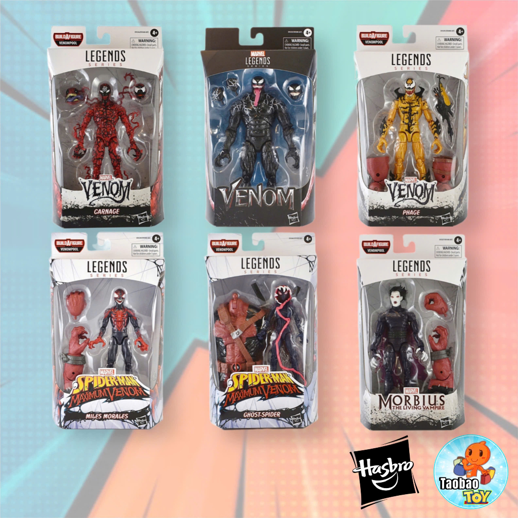 Mô Hình Chính Hãng Hasbro Marvel Legends Venom Series Wave - 6 Inch ...