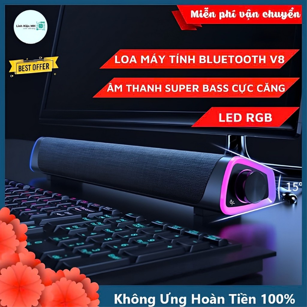 Loa SoundBar Niye V8 LED Rgb Âm Thanh Super Bass Ấn Tượng Thiết Kế ...
