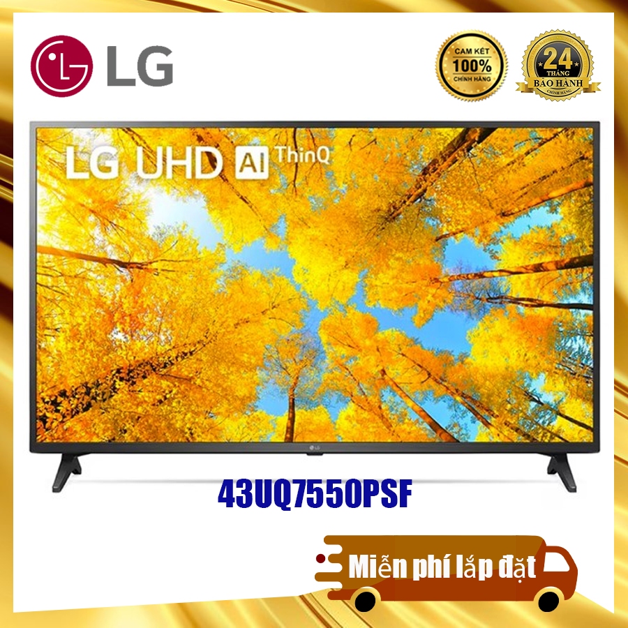 [Miễn phí lắp đặt HN] Tivi LG 43 inch 43UQ7550PSF 43UQ7550 4K UHD -Mới ...