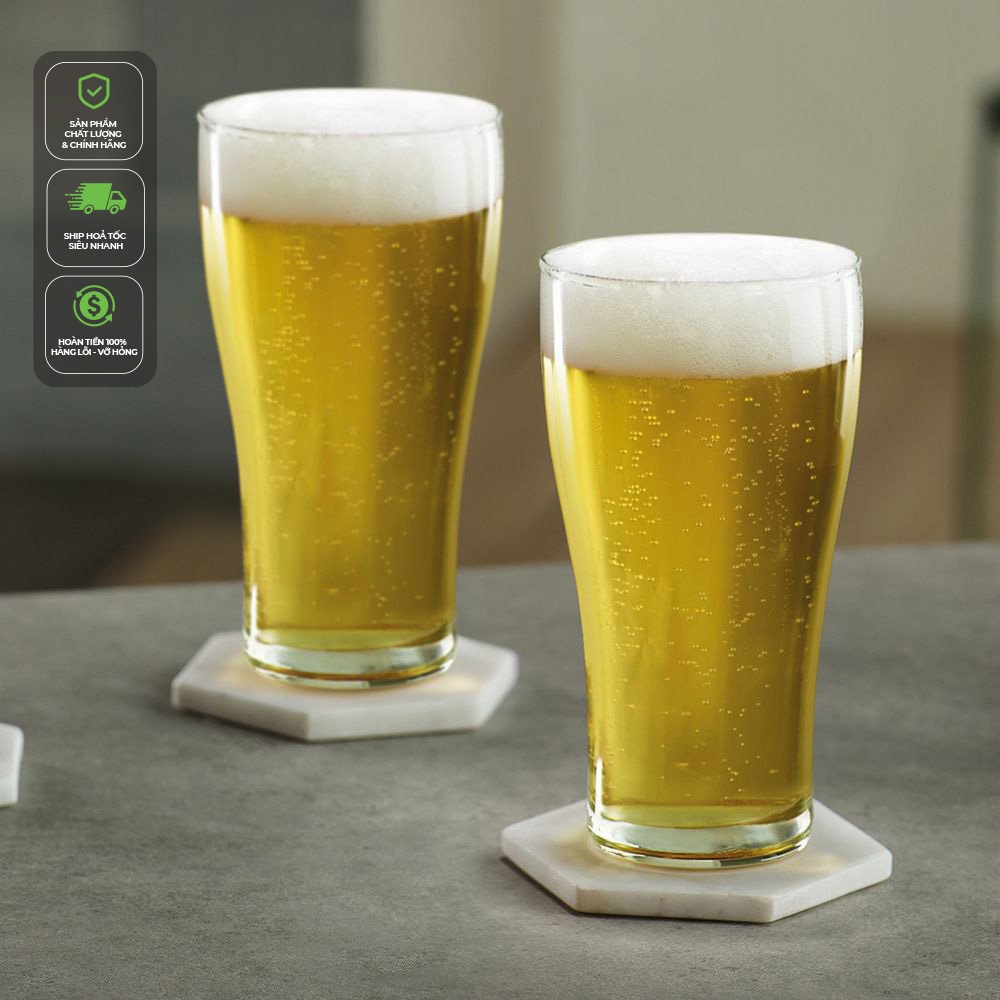 [Made in Thailand] Cốc thủy tinh bia thủ công Lucky Glass - Empire Tumbler LG22 - 385ml | Shopee ...