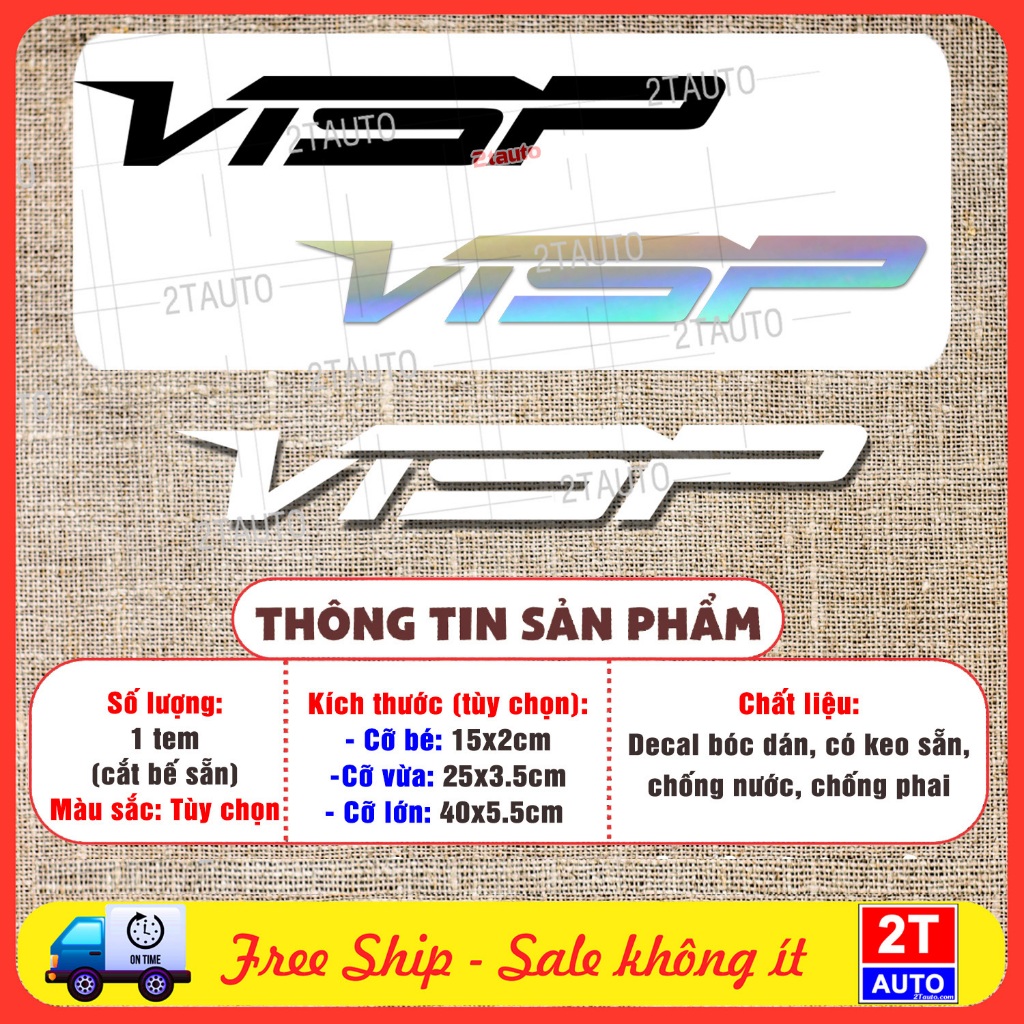 (GIÁ 1 TEM) Logo Tem Decal VISP,Tem Chữ F10, F12 F13 F15 GRAY,Tem Chữ ...