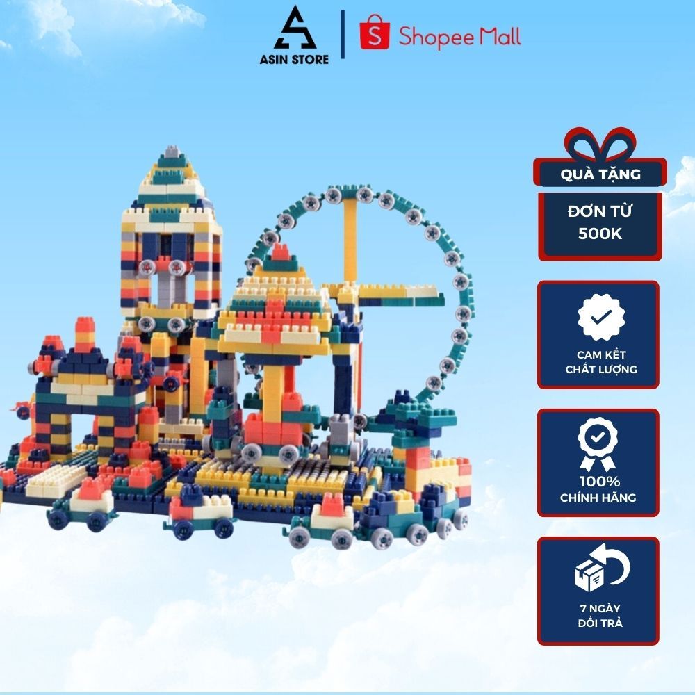 Bộ Đồ Chơi Xếp Hình Cho Bé 520 Chi Tiết Giúp Bé Phát Triển Trí Tuệ, Tăng Khả Năng Tư Duy Logic ...