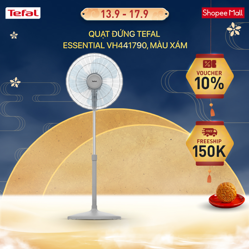 [Mã ELBSJBP07 giảm 12% đơn 500K] Quạt đứng Tefal Essential VH441790 ...