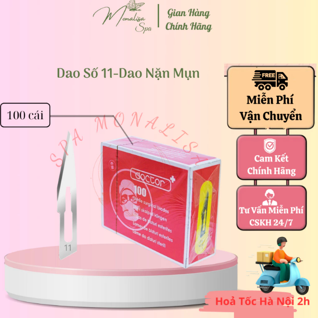 Dao Số 11, Hộp Dao Nặn Mụn Doctor Cao Cấp Hộp 100 Cái | Shopee Việt Nam