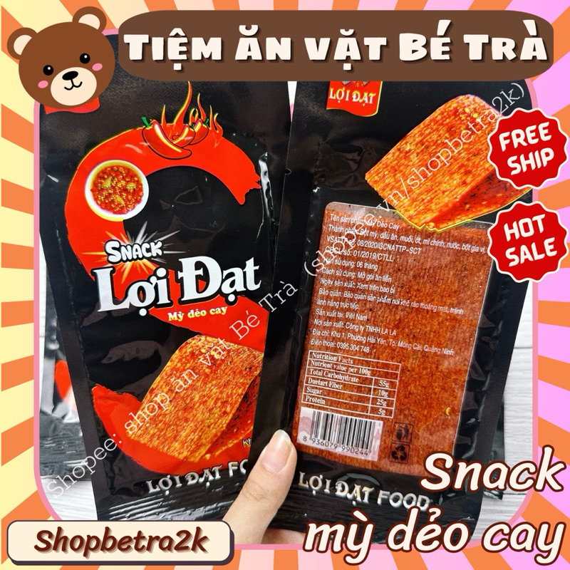 [Giá sỉ] Snack mỳ dẻo cay Lợi Đạt, đồ ăn vặt cổng trường | Shopee Việt Nam