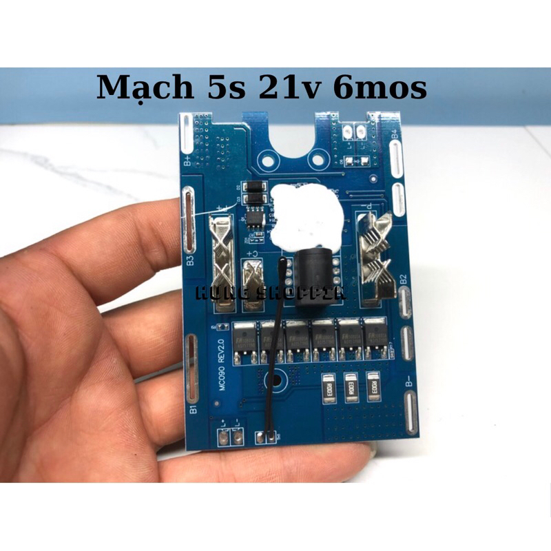 Mạch makita 5s 21v 6mosfet , mạch ráp pin 18650 1p 2p 3p 4p 6p | Shopee ...