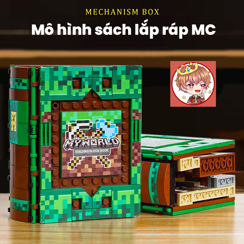 450+ Chi Tiết Sách Minecraft Mô Hình Lắp Ráp Đồ Chơi Kèm 2 Nhân Vật ...