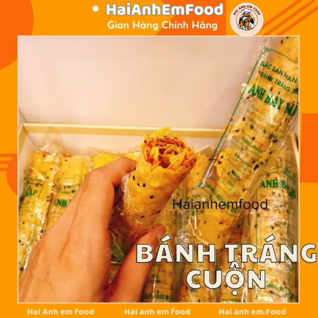 Bánh Tráng Nướng Cuộn Mắm Ruốc Anh Bảy Mập Bánh Tráng Tôm Shopee