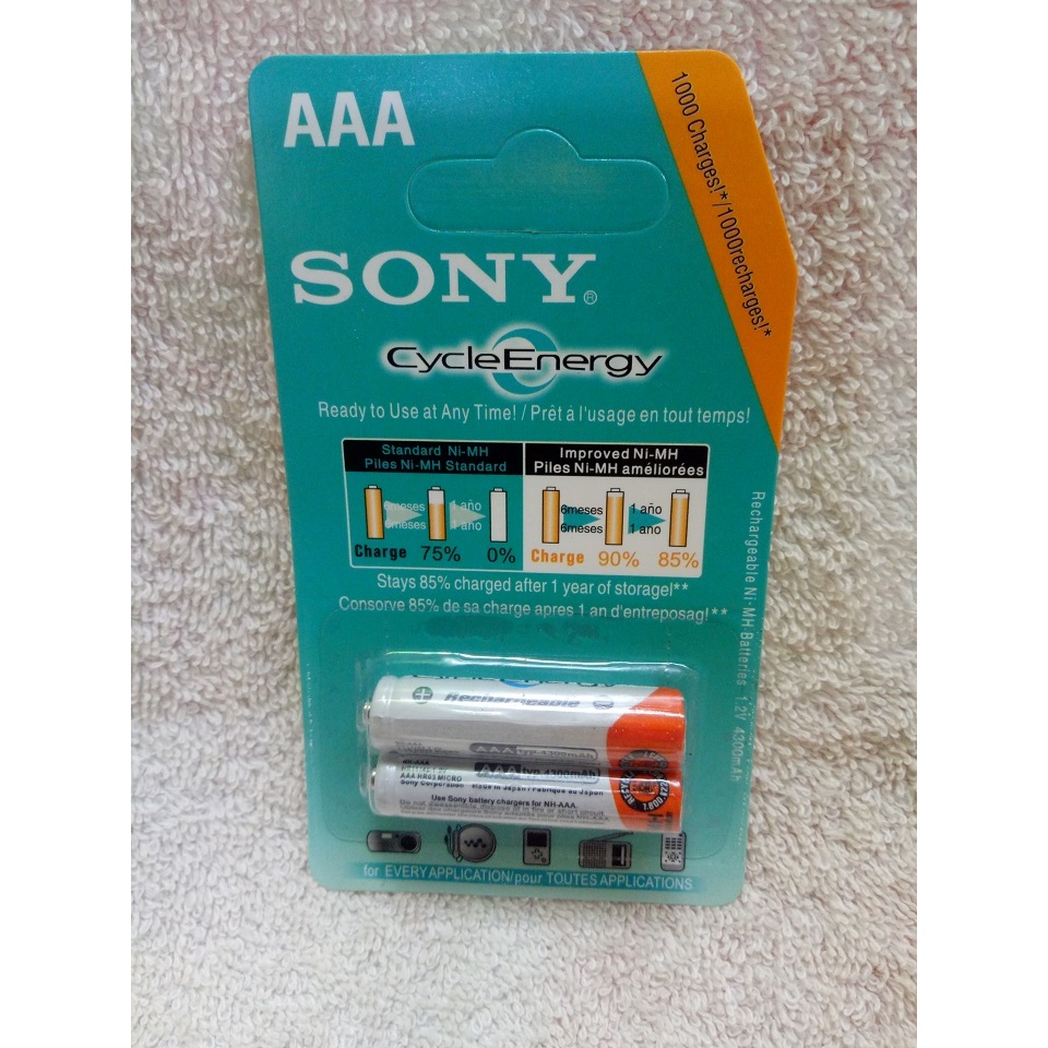 Pin Sạc AAA Sony CycleEnergy ( Pin Sạc Được ) - Pin sạc 3A (AAA) dùng ...