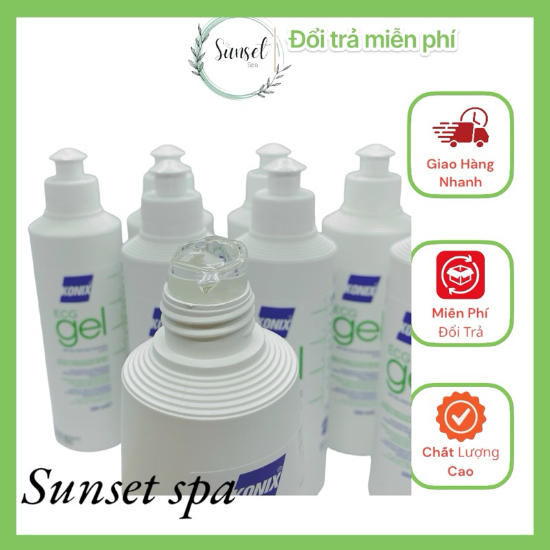 Gel Siêu Âm, Gel Lạnh Dùng Cho Máy Triệt Lông Mini, Gel Konix ECG Gel ...