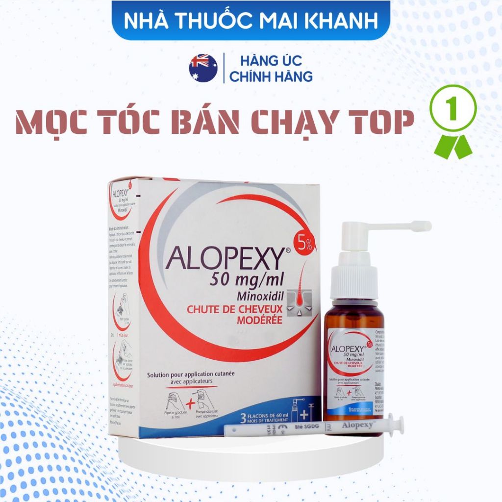 Serum Ngăn Rụng Tóc, Hói Và Mọc Tóc, Mày Cho Nam Alopexyl Minoxidil 5% ...
