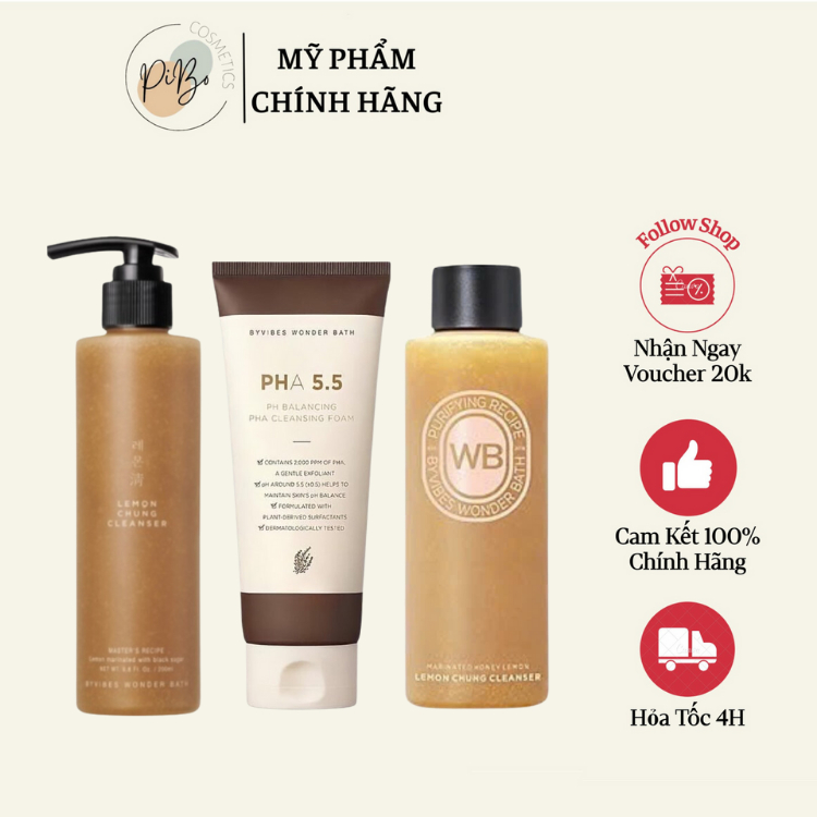 Sữa Rửa Mặt BYVIBES WONDER BATH Hàn Quốc | Shopee Việt Nam