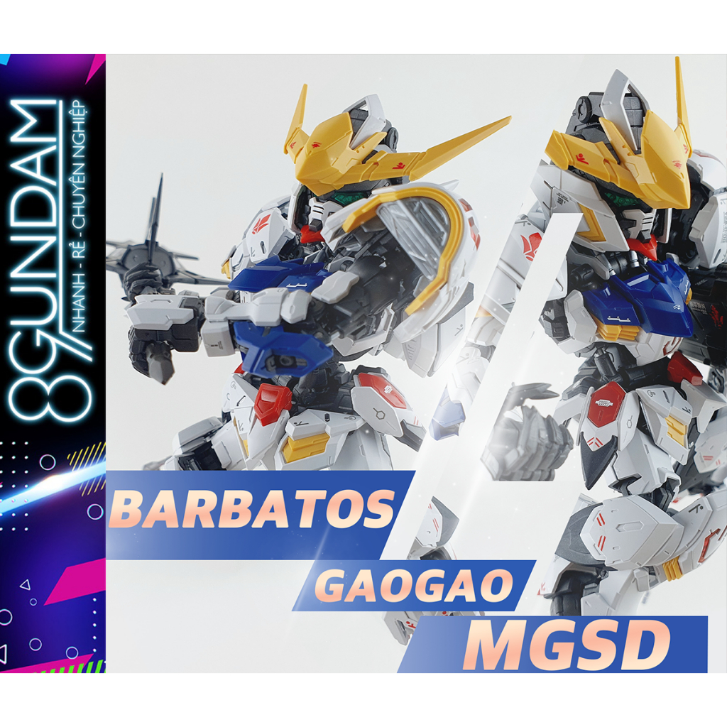 [CÓ SẴN] Mô Hình Lắp Ráp G-08 MGSD Fighter Barbatos (tặng kèm base ...