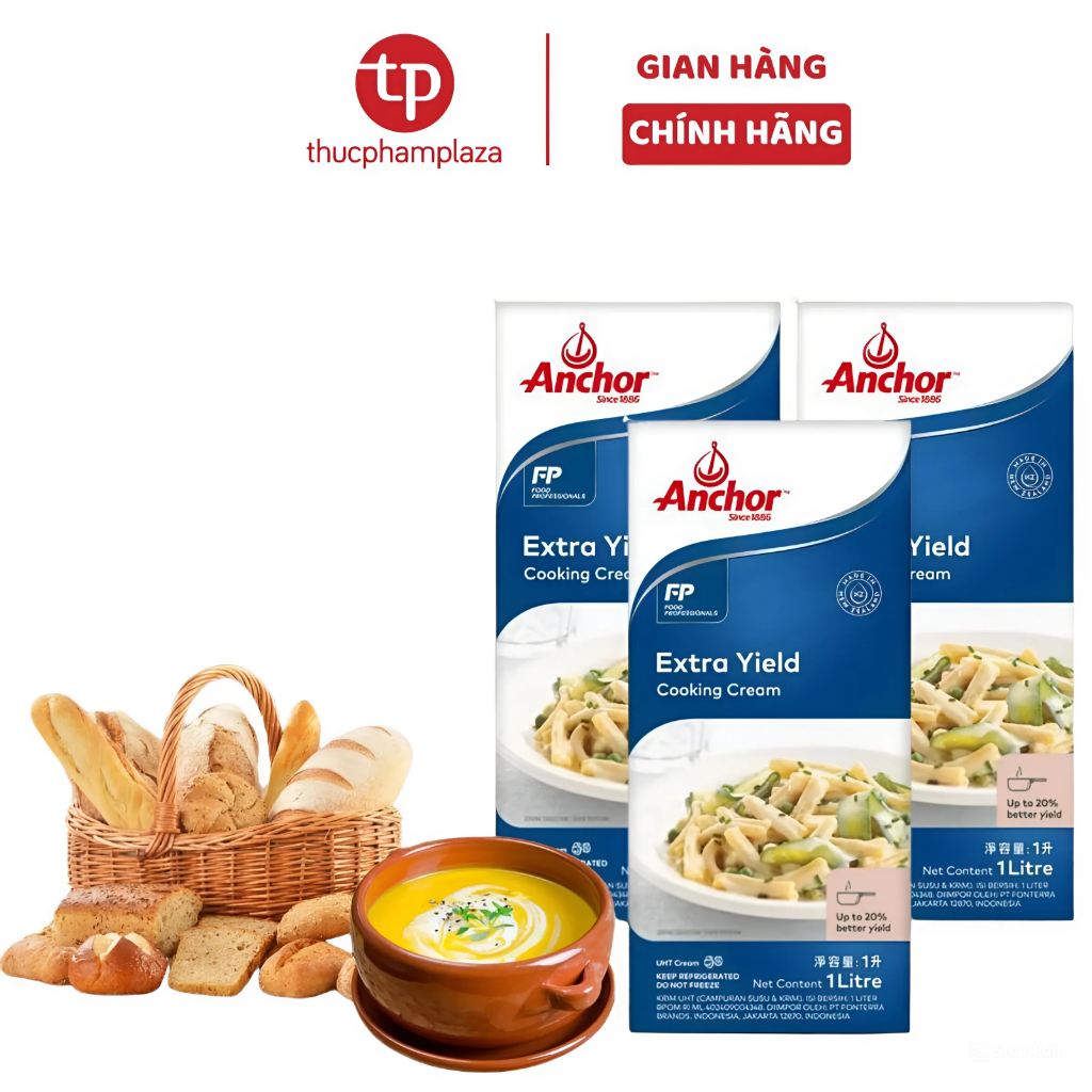 Kem nấu Cooking Cream Anchor 1L | Shopee Việt Nam