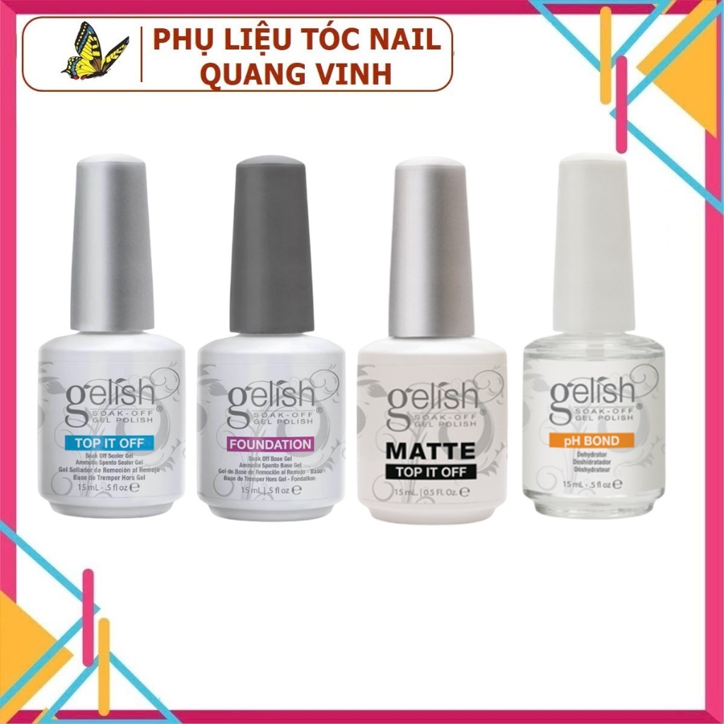 Base top Gelish loại tốt độ bền cao 15ml | Shopee Việt Nam