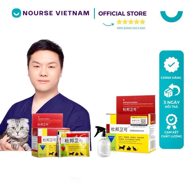 Xịt khử trùng vệ sinh chuồng trại Trifectant Bột sát khuẩn khử mùi môi ...