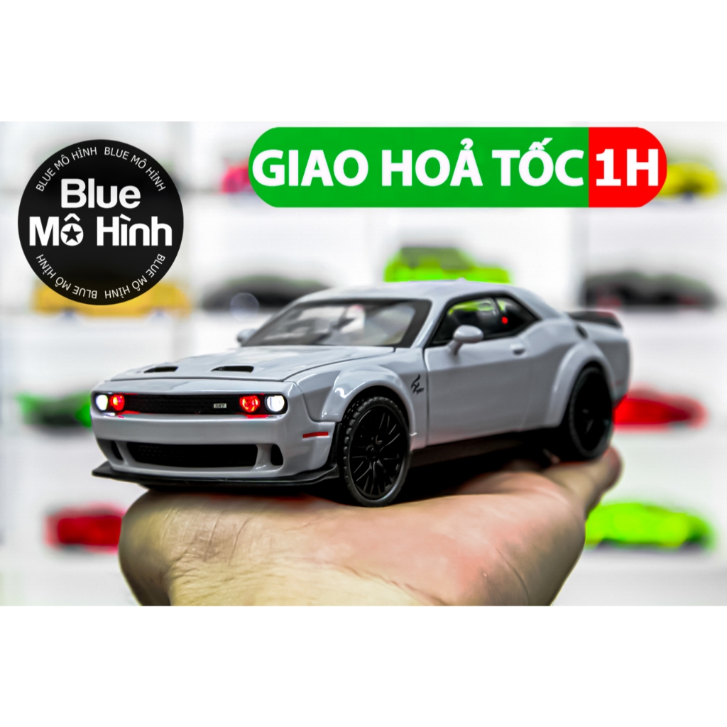 Mô hình xe Dodge Challenger SRT Hellcat 1:32 | Shopee Việt Nam