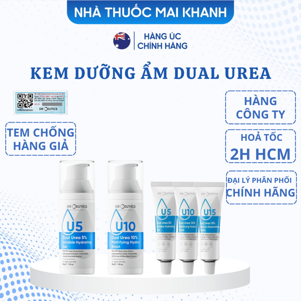 Kem Dưỡng Ẩm DrCeutics Dual Urea 5%, 10%, 15% Cải Thiện Làn Da - 35g | Shopee Việt Nam
