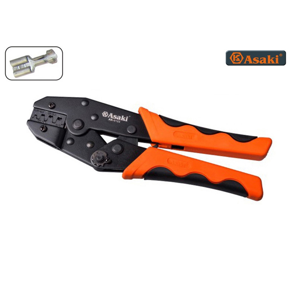 Kìm bấm cos ghim capa Asaki AK-9122 0.15 ~ 6mm2 - Kềm bấm cốt ghim capa ...