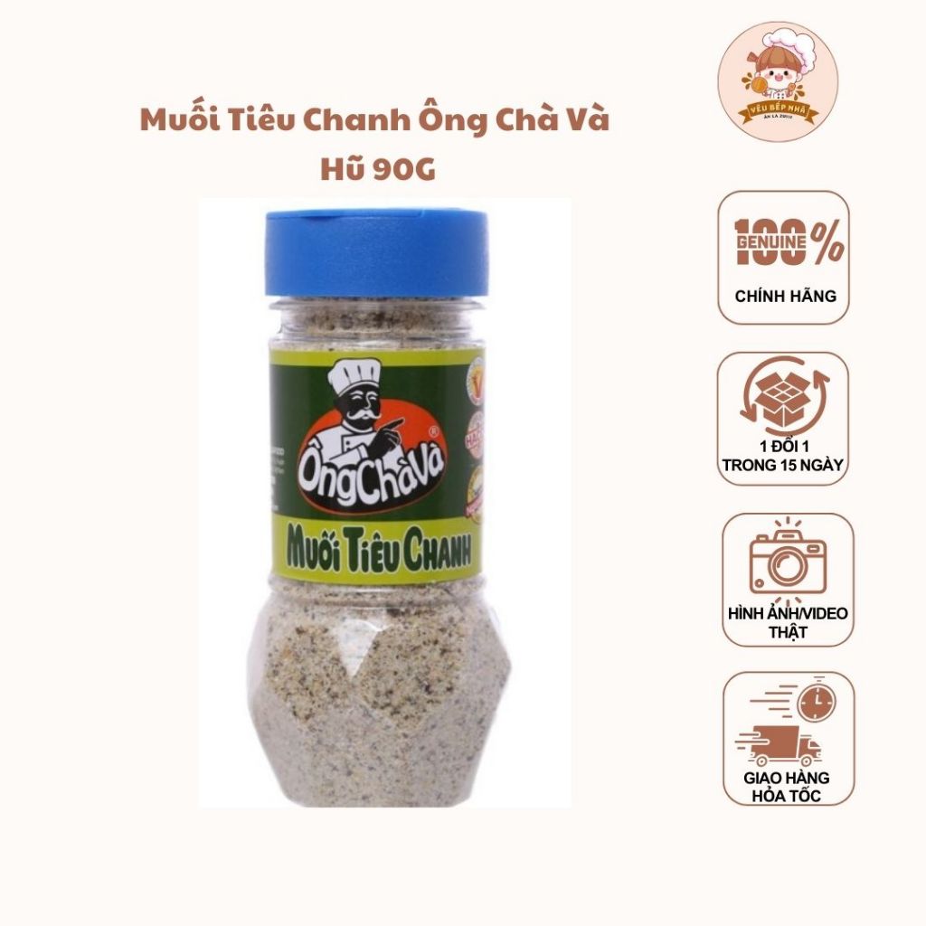 Muối tiêu chanh Ông Chà Và hũ 90gram | Shopee Việt Nam