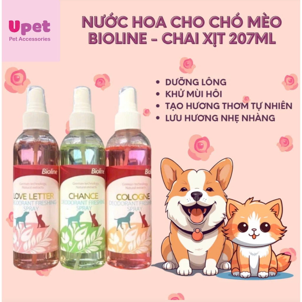 Nước hoa Cho Chó Mèo - Xịt khử mùi -Loại bỏ các mùi hôi khó chịu cho ...