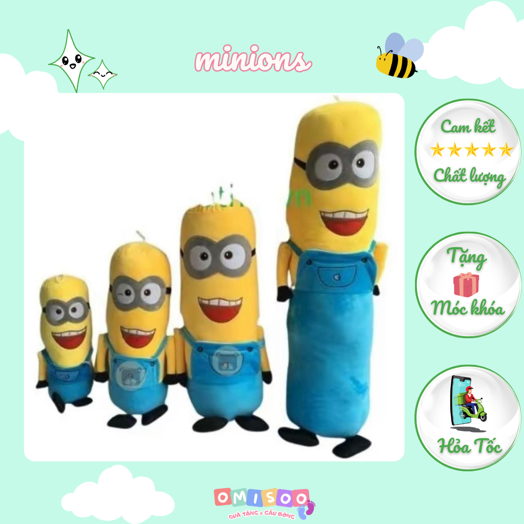 Gấu Bông, Gối Ôm Minion Nhiều Size Cute | Shopee Việt Nam