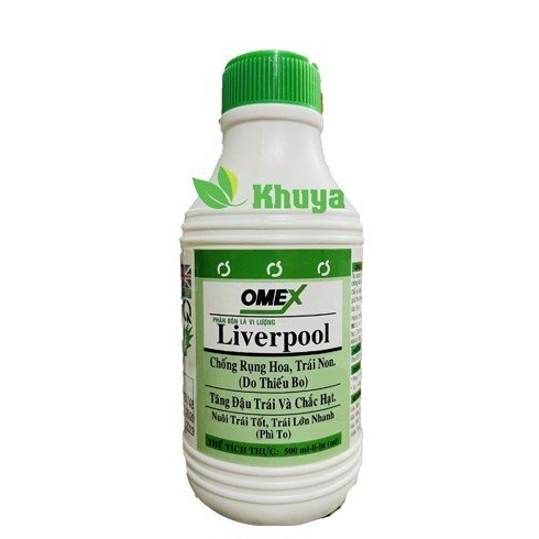 Phân bón lá vi lượng Omex Liverpool 500ml Tăng đậu trái - Chắc hạt ...