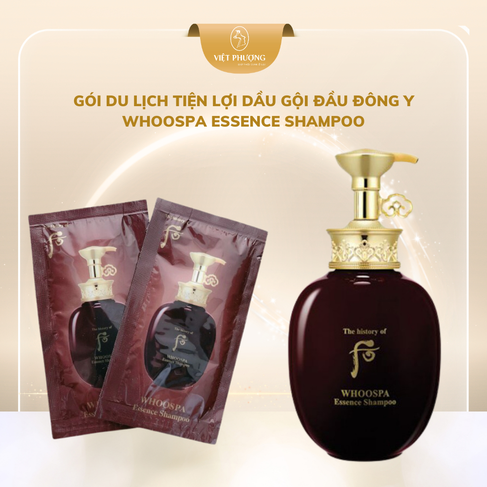 Gói Dầu gội đầu đông y Whoo Spa Essence Shampoo 8ml | Shopee Việt Nam
