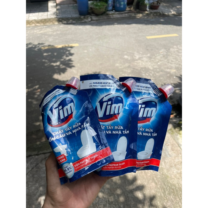 Vim tẩy toilet Túi 140ml tiện lợi | Shopee Việt Nam
