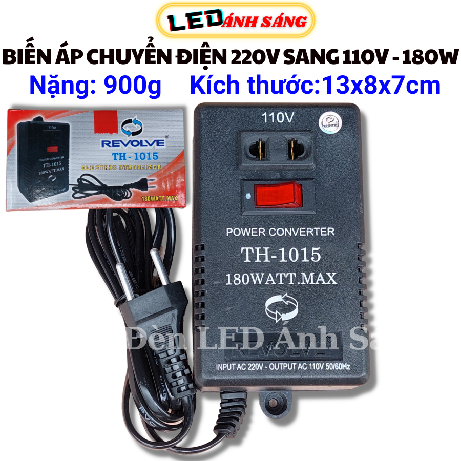 Biến áp chuyển đổi nguồn điện 220V sang 110V 100V 180W | Shopee Việt Nam