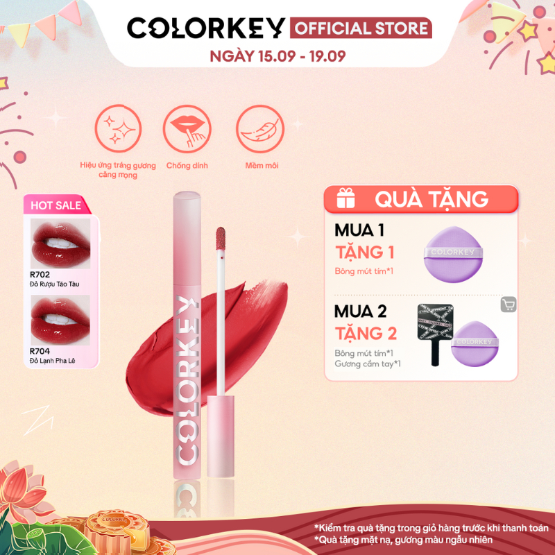 Son Môi Gương Bóng COLORKEY Phiên Bản Cung Tuấn Giới Hạn 1.7g | Shopee ...