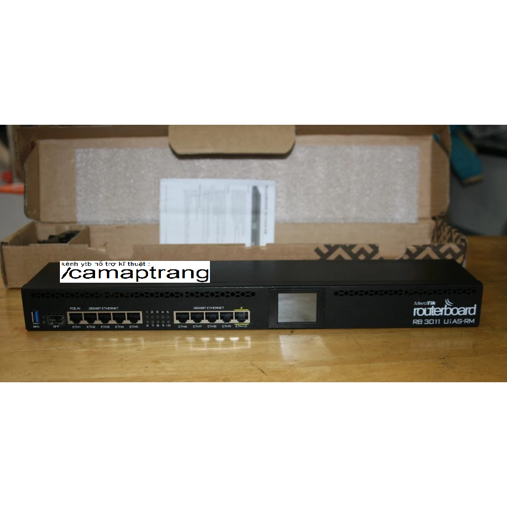 Cân bằng tải Router Mikrotik RB3011UiAS-RM RouterBOARD RB3011 | Shopee ...