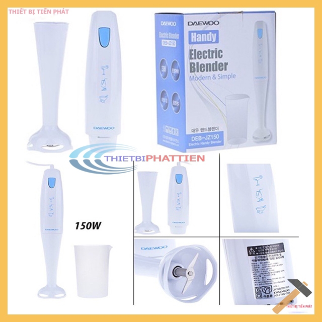 Máy Xay Sinh Tố Cầm Tay DAEWOO DEB-JZ150 (Chính Hãng) | Shopee Việt Nam