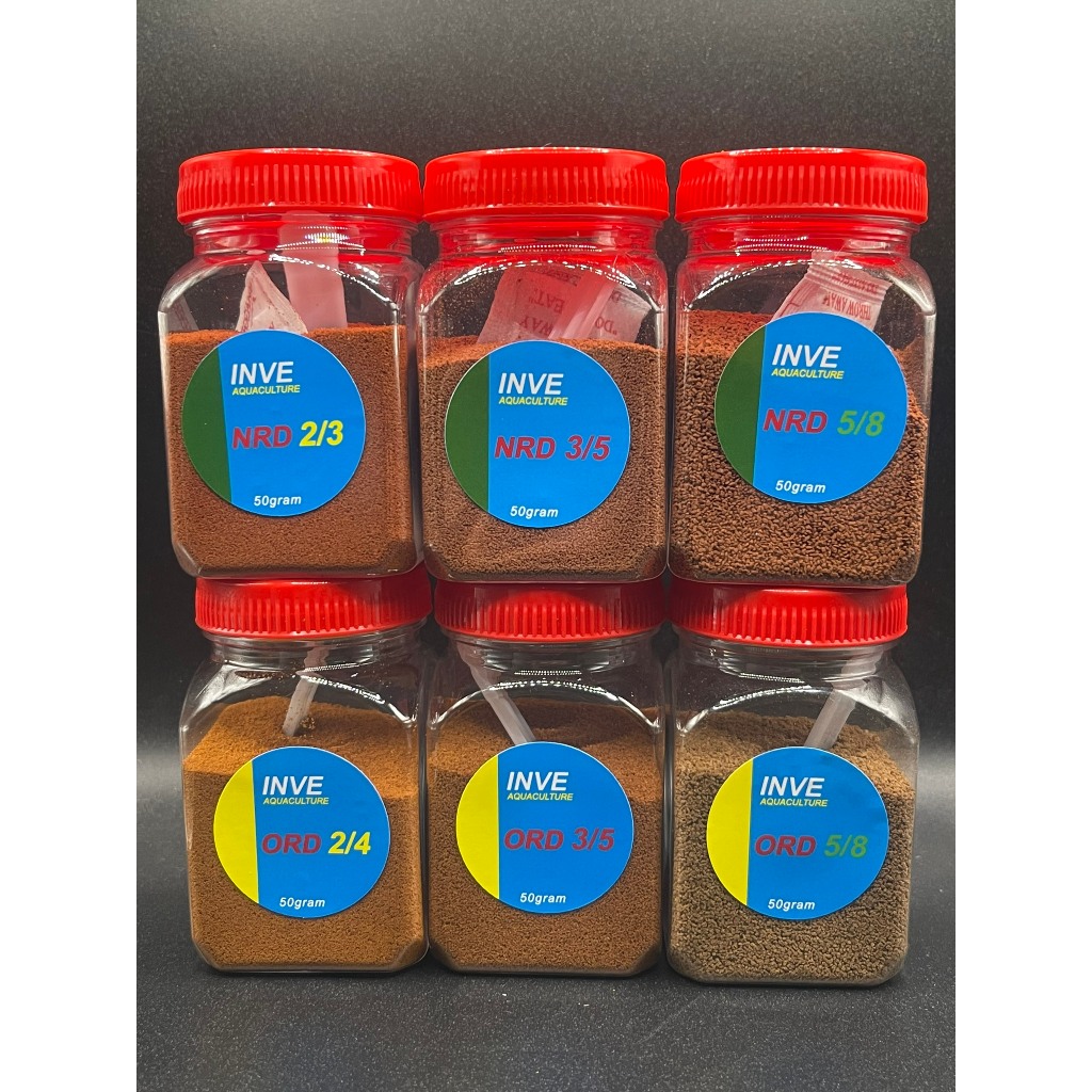 Cám Thái INVE NRD và ORG 2/3 3/5 5/8 - Thức Ăn Chuyên Dụng cho Cá Cảnh Nhỏ | Shopee Việt Nam