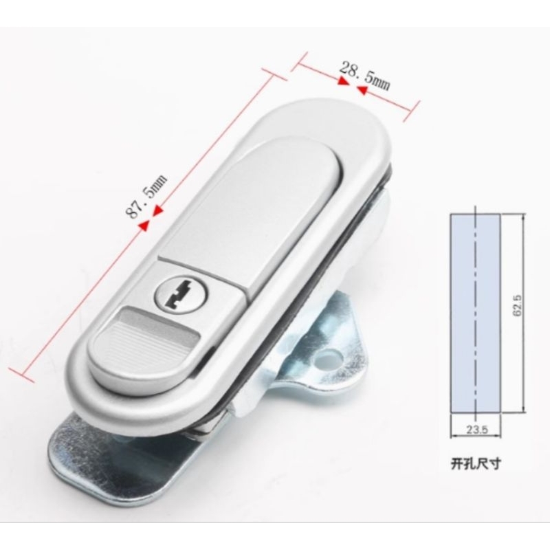 Khóa bấm gạt tủ điện AB301-3-1- Khóa bật cửa tủ AB301-3-1- Khoá tủ điện ...