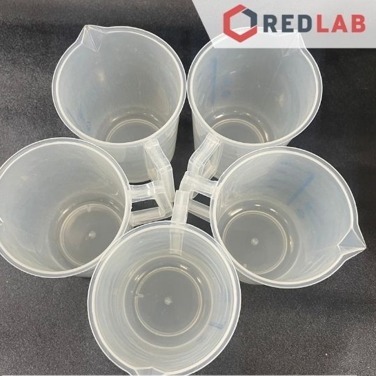 Ca nhựa PP cao cấp 5L có quai, chia vạch xanh, chịu nhiệt 121°C ONELAB - cốc đong có tay cầm ...